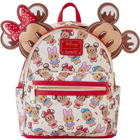 Loungefly | Bags | Gingerbread Mickey And Minnie Loungefly Mini ...